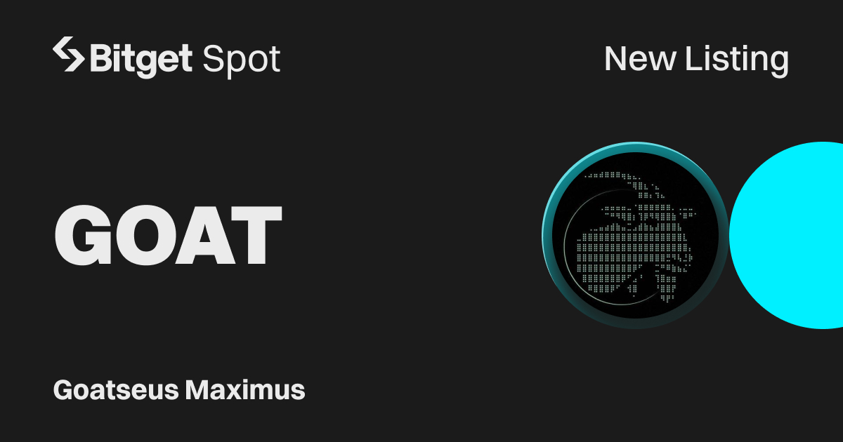 Bitget Lists Solana-based memecoin Goatseus Maximus (GOAT)